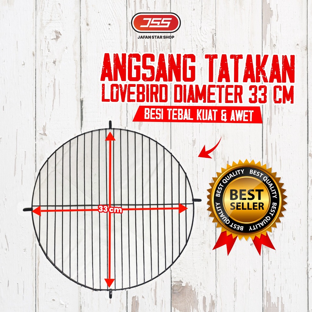 Jual ANGSANG Tatakan Kandang Sangkar Lovebird 31 cm | Shopee Indonesia