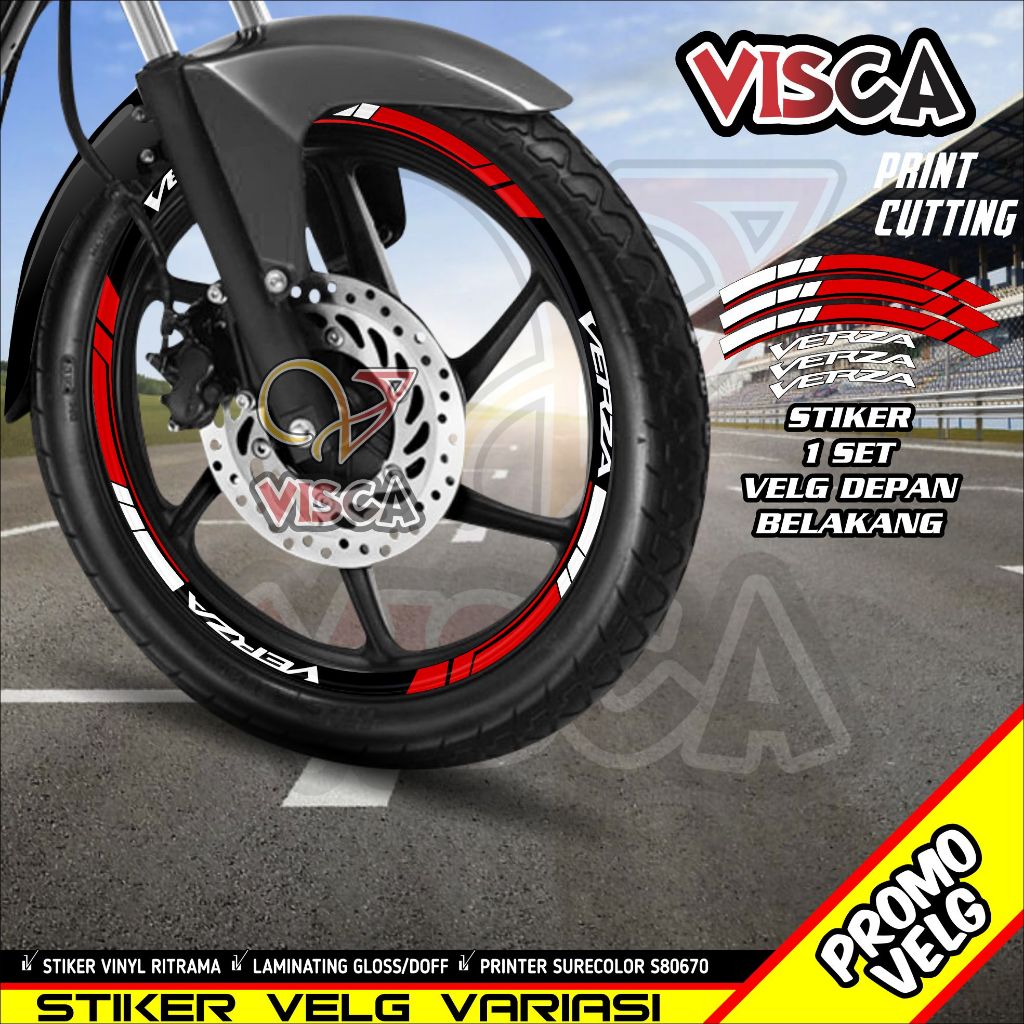 Jual Stiker Velg List Velg Motor Stiker Velg Verza A03 | Shopee Indonesia