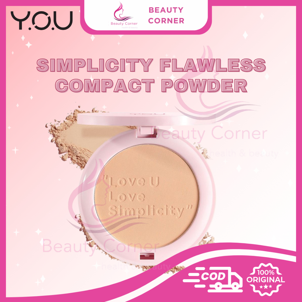 Jual YOU Simplicity Flawless Compact Powder Y.O.U | Shopee Indonesia