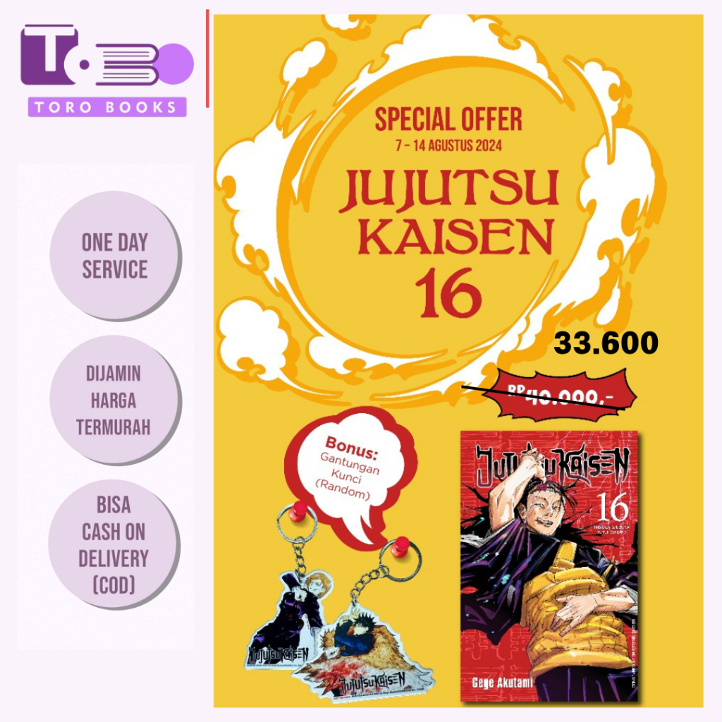 Jual Komik Seri : Jujutsu Kaisen 16 - Gege Akutami | Shopee Indonesia