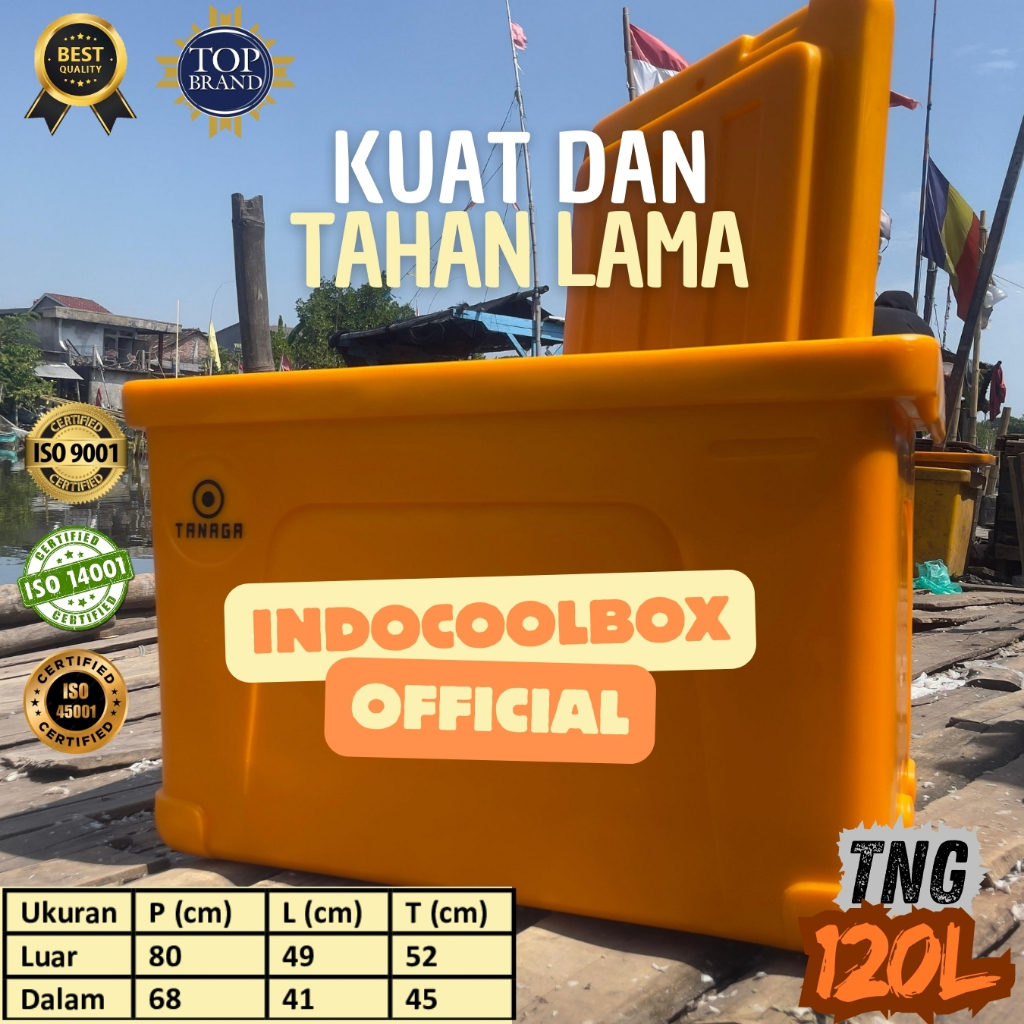 Jual Cooler Box Tanaga 120 Liter Termos Es Kotak Tempat Es Batu Daging ...