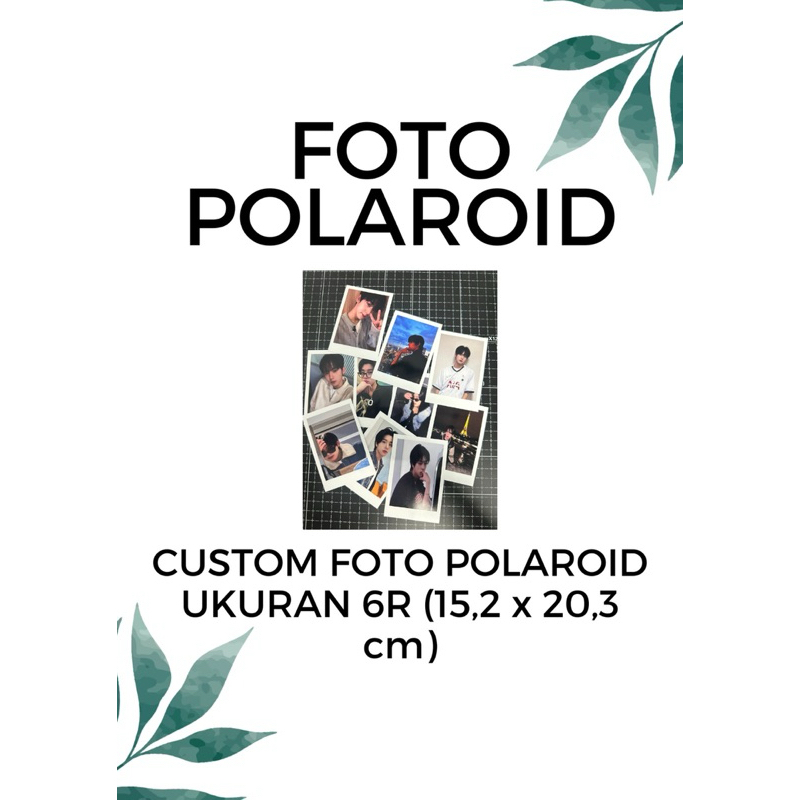 Jual Cetak Foto Polaroid Ukuran 6R 15,2 x 20,3 cm | Shopee Indonesia