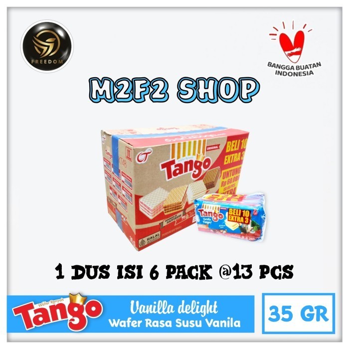 Jual Tango Wafer Vanilla Delight BITE SIZE | Susu Vanila Sachet - 35 gr ...