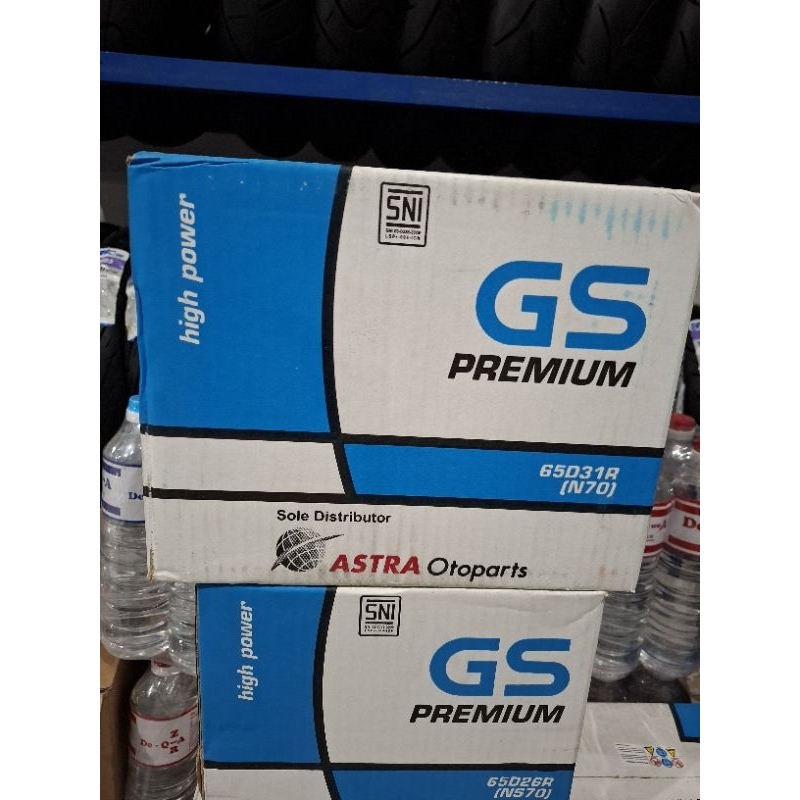 Jual Aki GS Astra Premium N70/65D31R 12V 70 AH Mobil Isuzu Elf MU-X Mitsubishi Kuda Diesel L300 ...