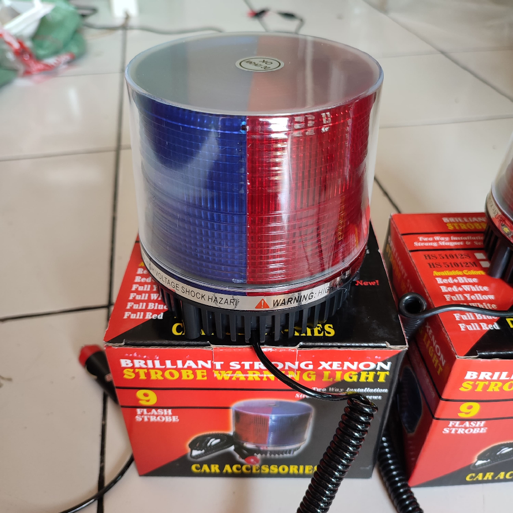 Jual Lampu Rotari 24 Volt Truck Rotary Rotator Light LED Blitz Truk ...