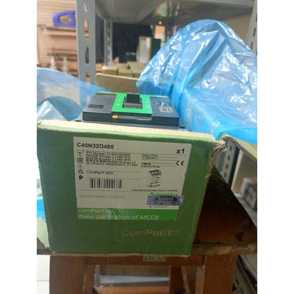 Jual MCCB NSX400N 3P 400A C40N32D400 NEW GENERATION SCHNEIDER NSX 400N ...