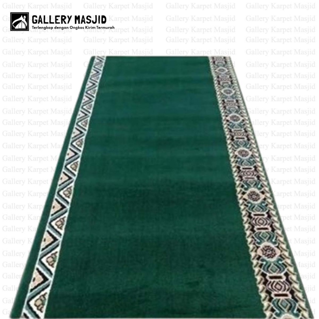 Jual PT. GMI - Karpet Masjid Polos 2 List Medeena Hijau / Karpet ...