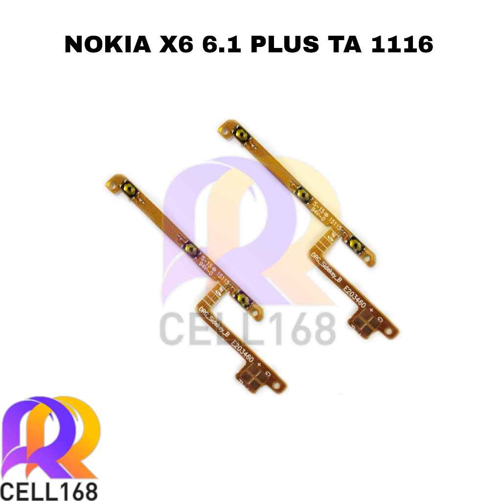 Jual FLEXIBLE ON OFF NOKIA X6 6.1 PLUS TA 1116 FLEXIBEL TOMBOL VOLUME ...