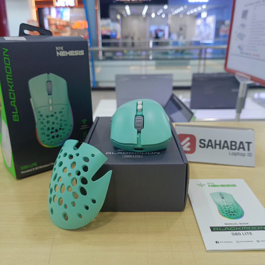 Jual Mouse Gaming Nyk Nemesis S80Lite Blackmoon | Shopee Indonesia