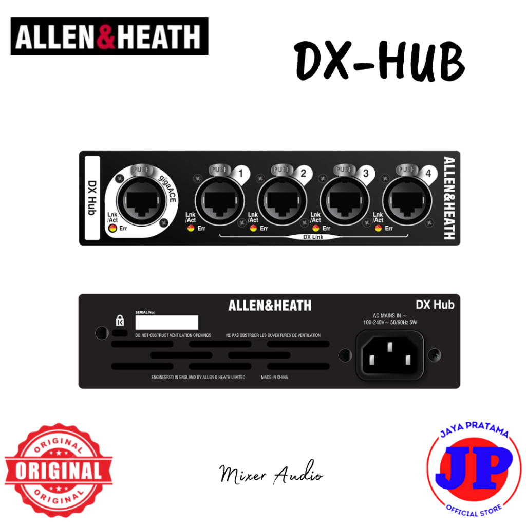 Jual Allen & Heath DXHUB Remote Audio Networking Hub Original Mixer Audio DX-HUB | Shopee Indonesia