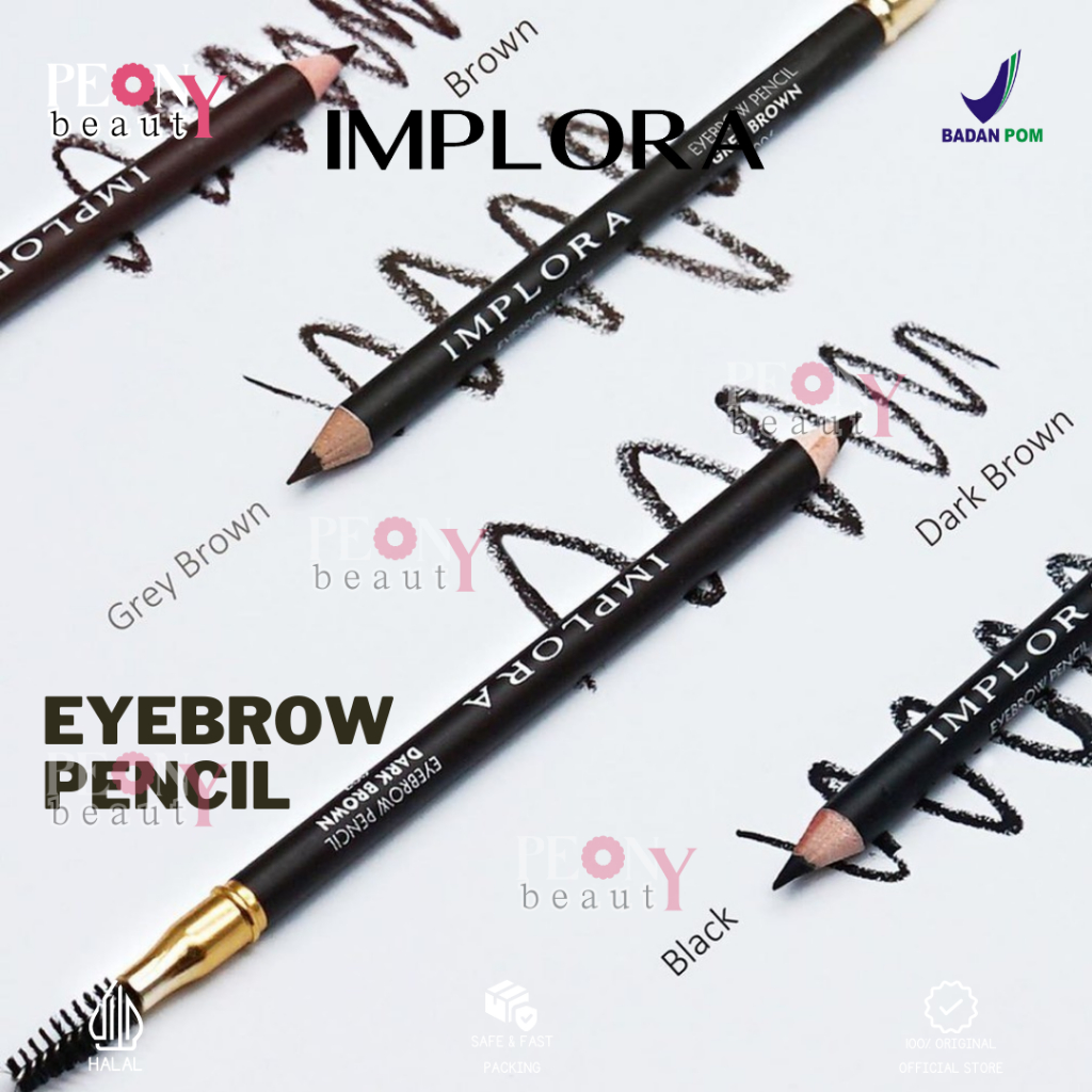 Jual IMPLORA Eye Brow Pencil 2IN1- 2,5 gram | Pensil Alis Implora ...