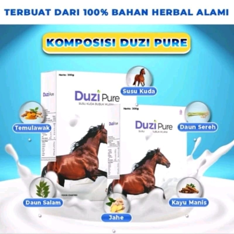 Jual 2 Box Susu Duzi Pure Susu Kuda Liar Murni Asli Lombok100% Original ...