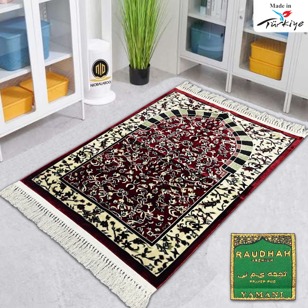 Jual Sajadah turki raudhah edition ukuran dewasa 70 x 110 cm bahan ...