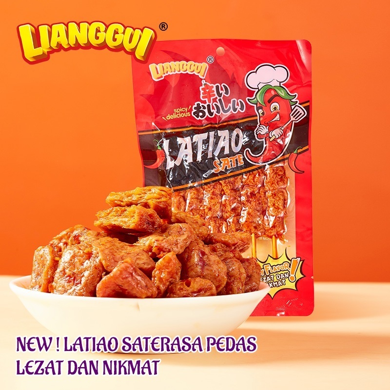 Jual LIANGGUI LATIAO SATAY PEDAS SPICY FLAVOR | BBQ FLAVOR CEMILAN ...