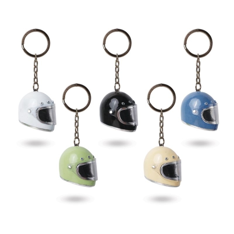 Jual ISNOT KEYCHAIN HELMET Gantungan Kunci Helm Handmade Klasik ...