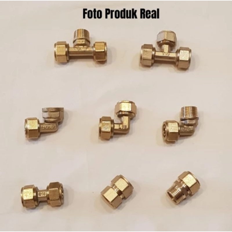Jual Fitting Air Panas Kuningan / Sambungan Pipa Air Panas / Knee / Sok / Nepel Air Panas ...