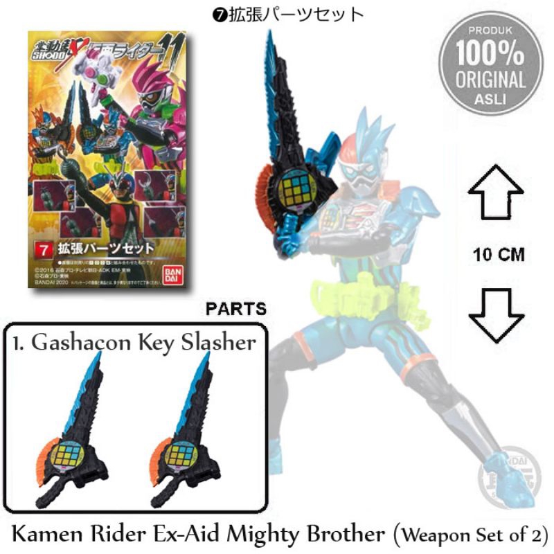 Jual Expansion Part Shodo X.11 - Kamen Rider Ex Aid Mighty Brother ...