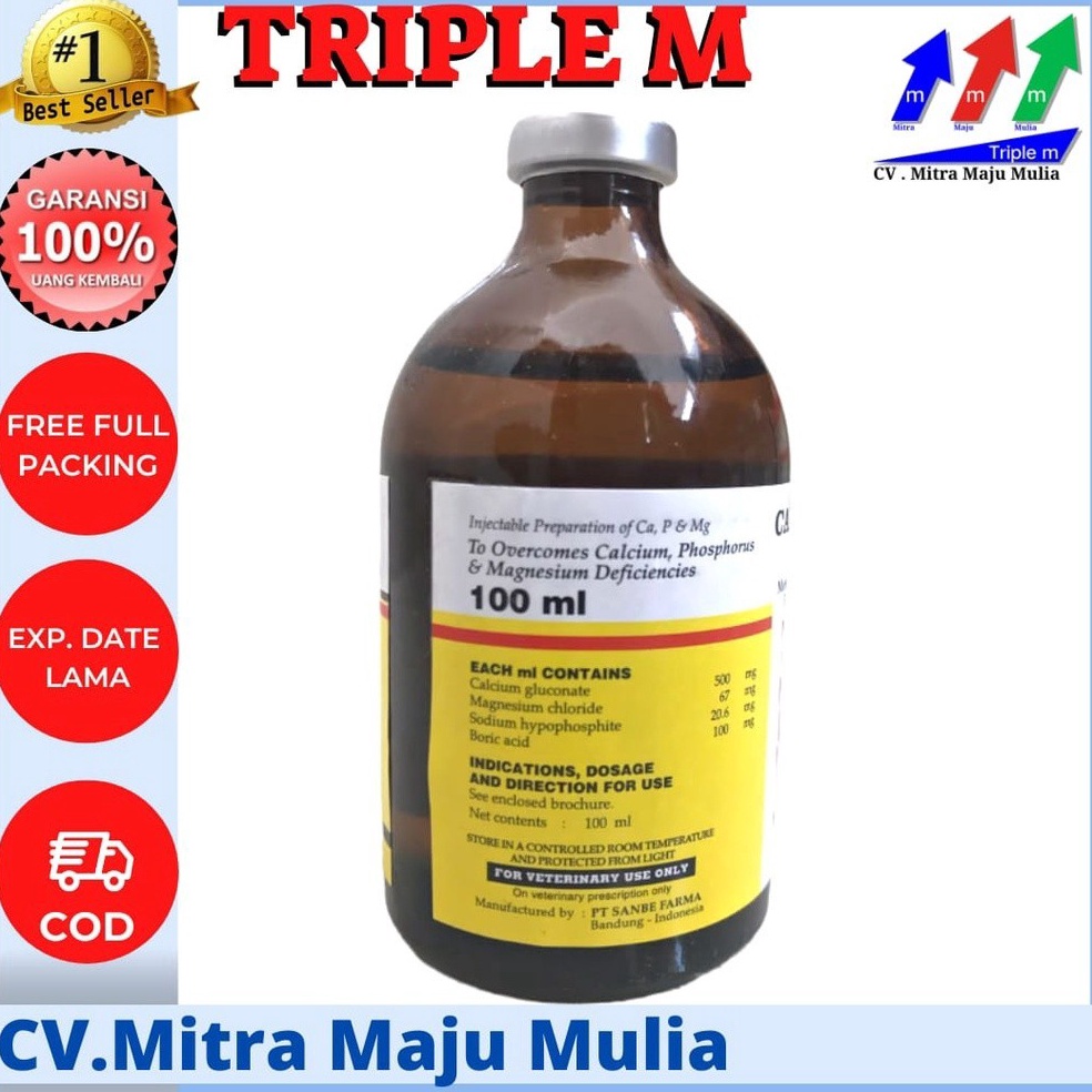 Jual KODE H67H CALCIDEX PLUS Injeksi 1 ml Obat Sapi Kambing Lumpuh ...