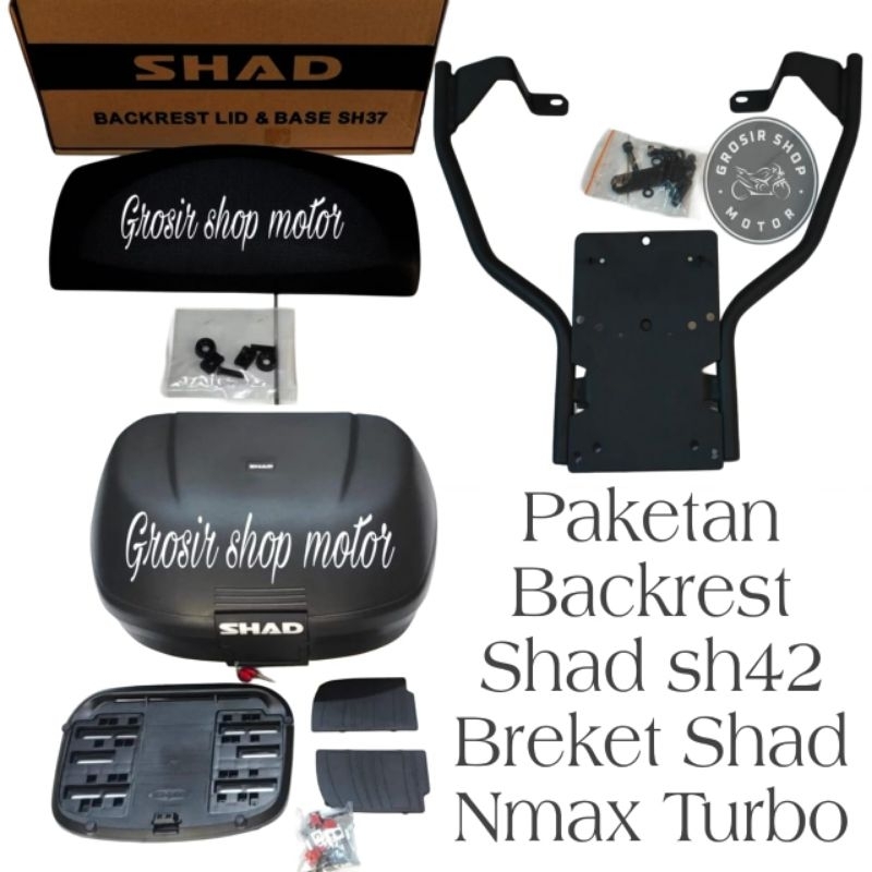 Jual Paketan Backrest Shad Sh42 Plus Box Shad Sh42 Sh 42 Plus Bracket ...