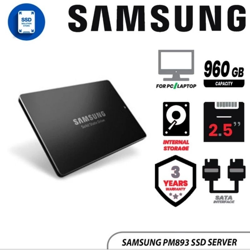 Jual Samsung SSD Server PM893 960GB | Shopee Indonesia