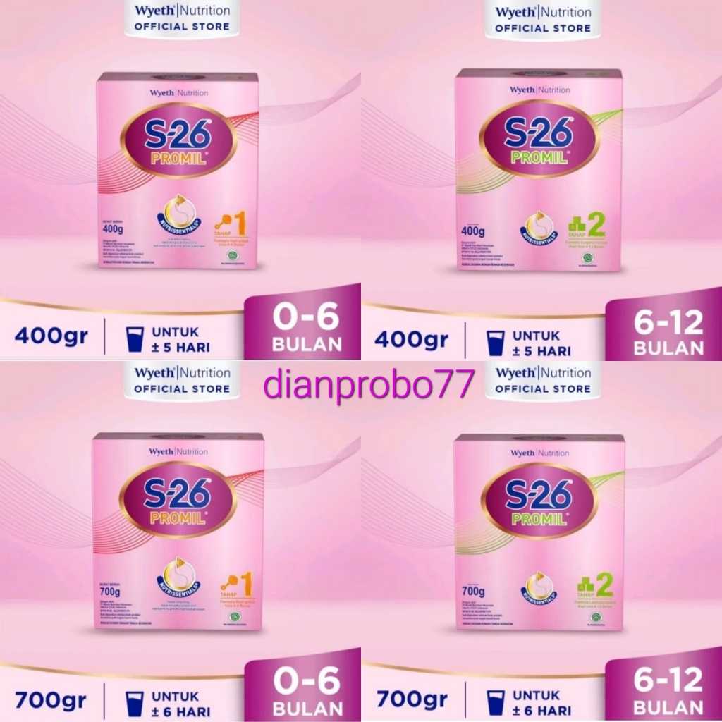 Jual S26 Promil tahap 1/2 400GR/700 GR | Shopee Indonesia