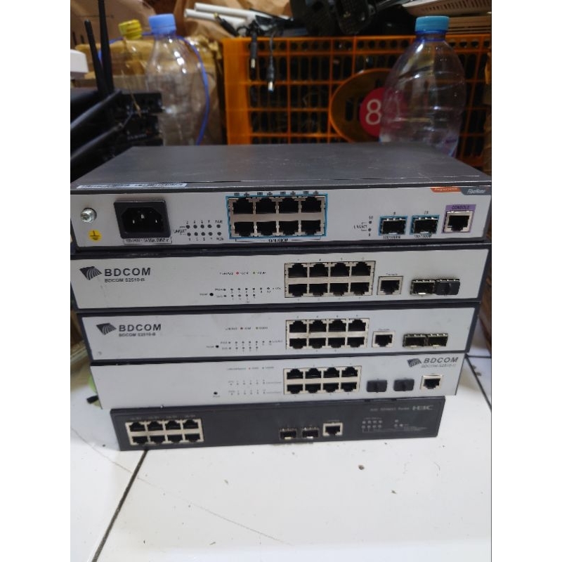 Jual Switch Hub BDCOM, fiberhome , h3c 8 port plus 2SFP | Shopee Indonesia