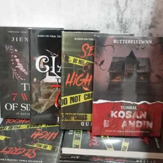 Jual KODE A76G Paket 4 Novel 7 Sayap Pendosa Secret High School Class ...
