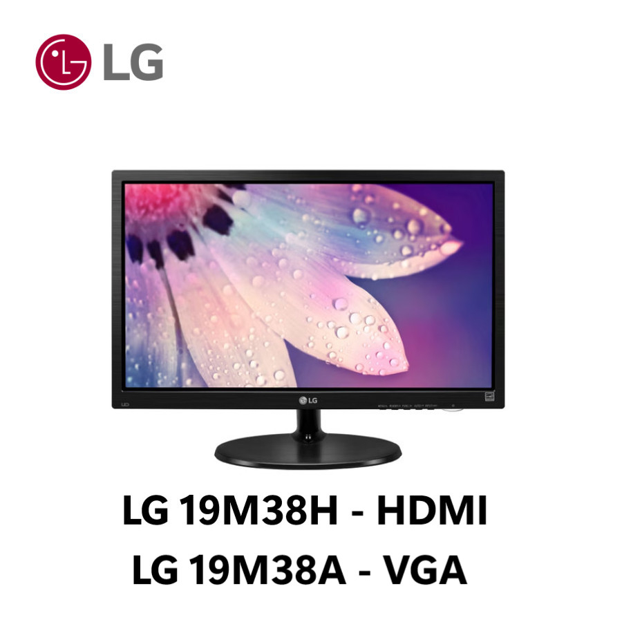 Jual Monitor LED LG 19inch 19M38 19M38H 19M38A 60Hz 19 inch HDMI D-SUB ...