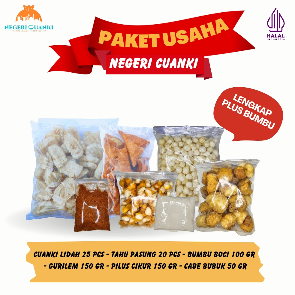 Jual Paket Lengkap Cuanki Plus Bumbu dan Cabe Bubuk Paket Usaha Seblak ...