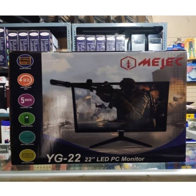 Jual Led Monitor 22 In Mejec Full Hd Hdmi / VGa Input | Shopee Indonesia