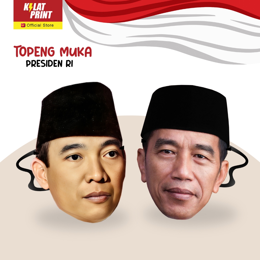 Jual Topeng Wajah Edisi Presiden RI dan Tokoh Nasional | Shopee Indonesia