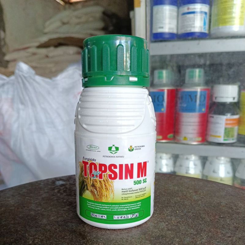 Jual Fungisida Topsin M 500 SC (metil tiofanat 500 g/l) 200 mL | Shopee ...