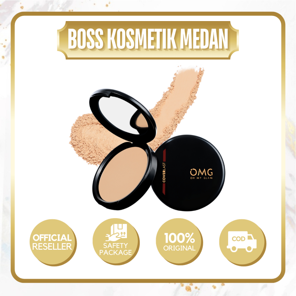 Jual OMG Oh My Glam Coverlast Two Way Cake SPF 20 PA+++ TWC 12gr ...