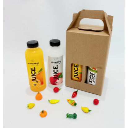 Jual Hampers Box Fresh Juice 4 Botol 250ml Jus Buah | Shopee Indonesia