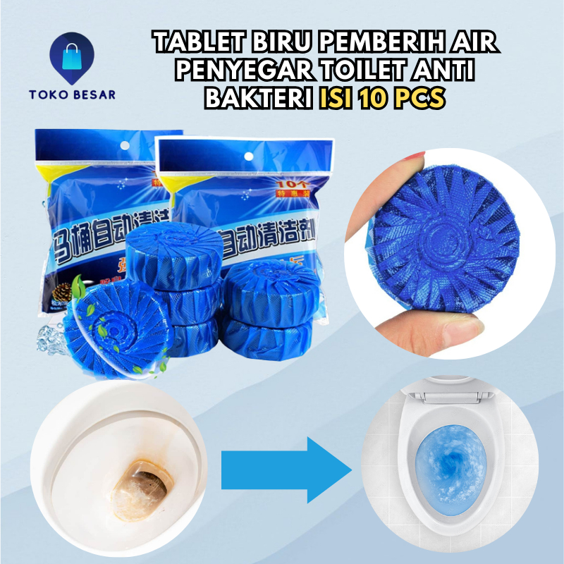 Jual Tablet Biru Pembersih Penyegar WC Toilet Kloset Kamar Mandi ...
