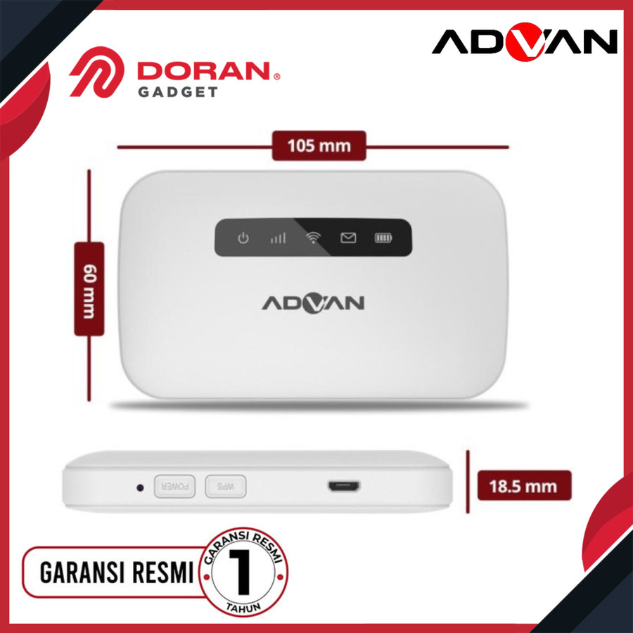 Jual Modem Advan MiFi Pocket Portable WiFi - Garansi Resmi 1 Tahun ...