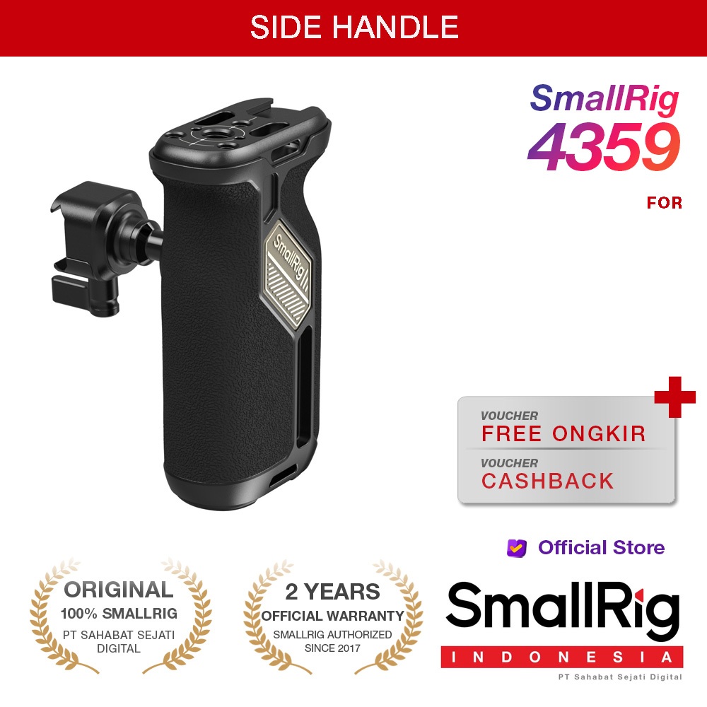 Jual SmallRig Universal Rotatable NATO Side Handle 4359 | Shopee Indonesia