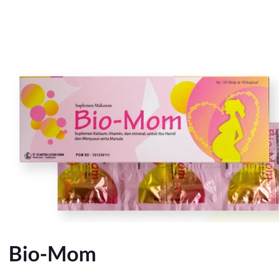 Jual Bio-Mom Multivitamin | NOVAKAL 500mg | Hamil MENYUSUI BOX 100 EXP ...