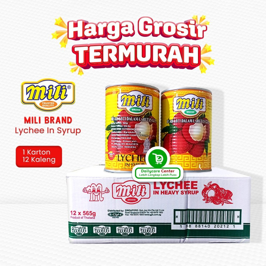 Jual Mili leci lychee 1 dus isi 12 kaleng | Shopee Indonesia