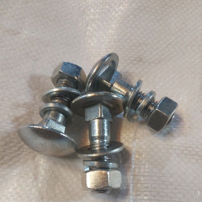 Jual Baut Payung Kepala Lebar M12x50 Baut Jamur CB Kepala Lebar M12x50 ...