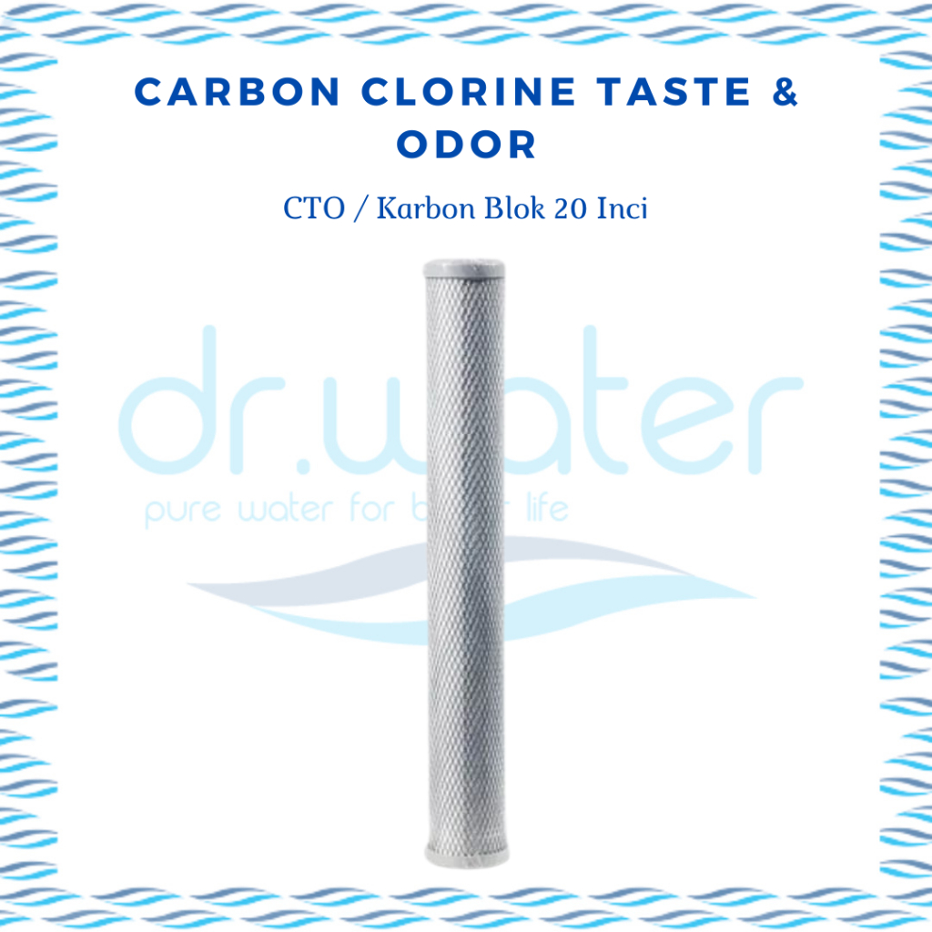 Jual CTO 20 Inci / Karbon Blok 20" (Carbon Taste Odor) - Cartridge ...