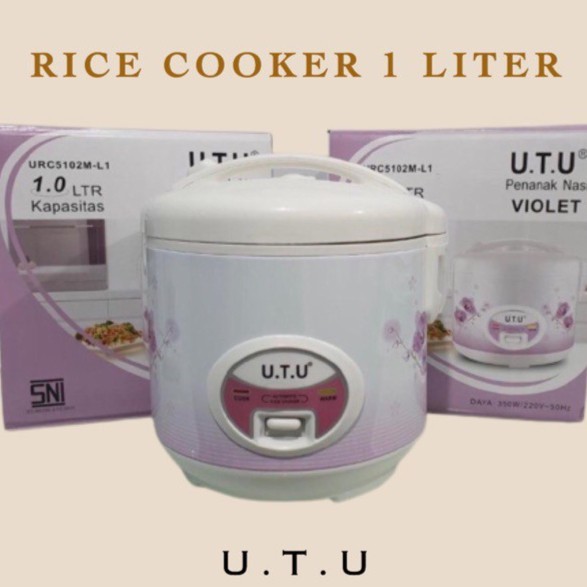 Jual UTU Rice Cooker/ Magicom Mini Kapasitas 1L Violet URC-5102M ...