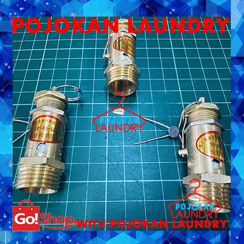 Jual Safety Valve 1/2 Inch/Kran Safety Valve/Kran Otomatis Setrika Uap ...
