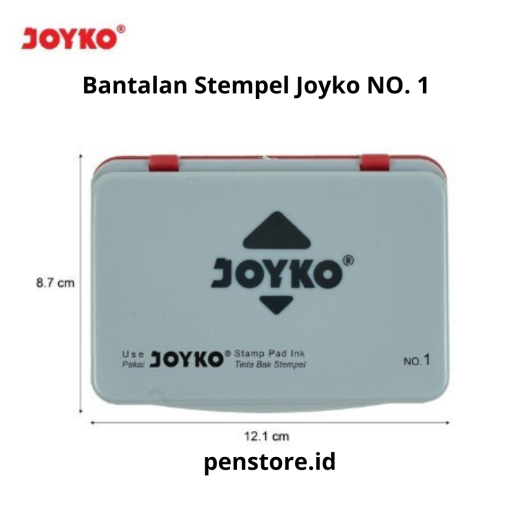 Jual Bantalan Stampel JOYKO No.1 Besar / Stamp Pad Polos / Bak Stempel ...