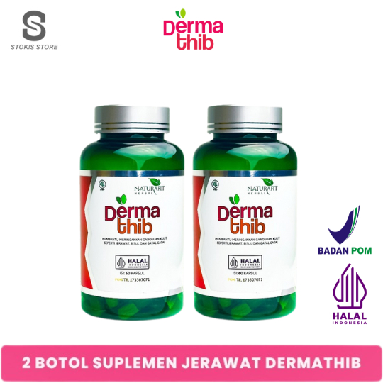 Jual Package 2 Paket Dermathib: Suplemen Jerawat & Bekas Jerawat ...