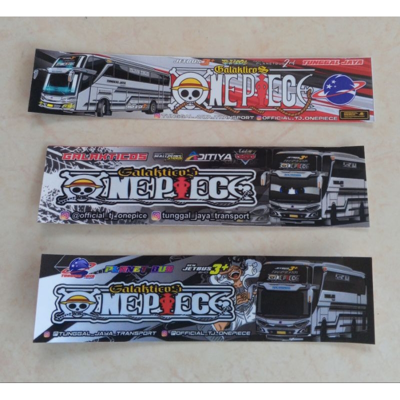 Jual stiker bus one piece tunggal jaya ori | Shopee Indonesia