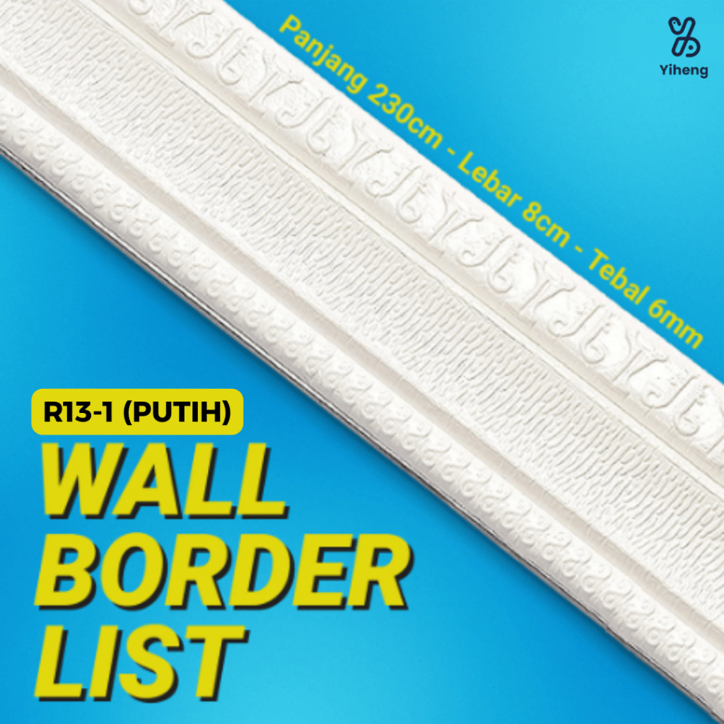 Jual R13-1- Wall Border List Border Foam Border List Wallpaper Plafon ...