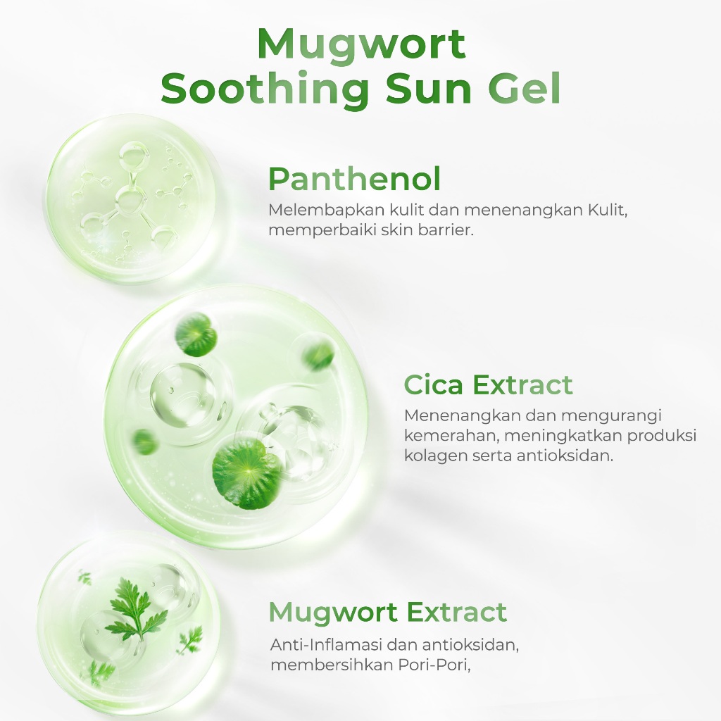 Jual TURUN HARGA ! ELFORMULA Mugwort Soothing Sun Gel SPF 40 PA ...