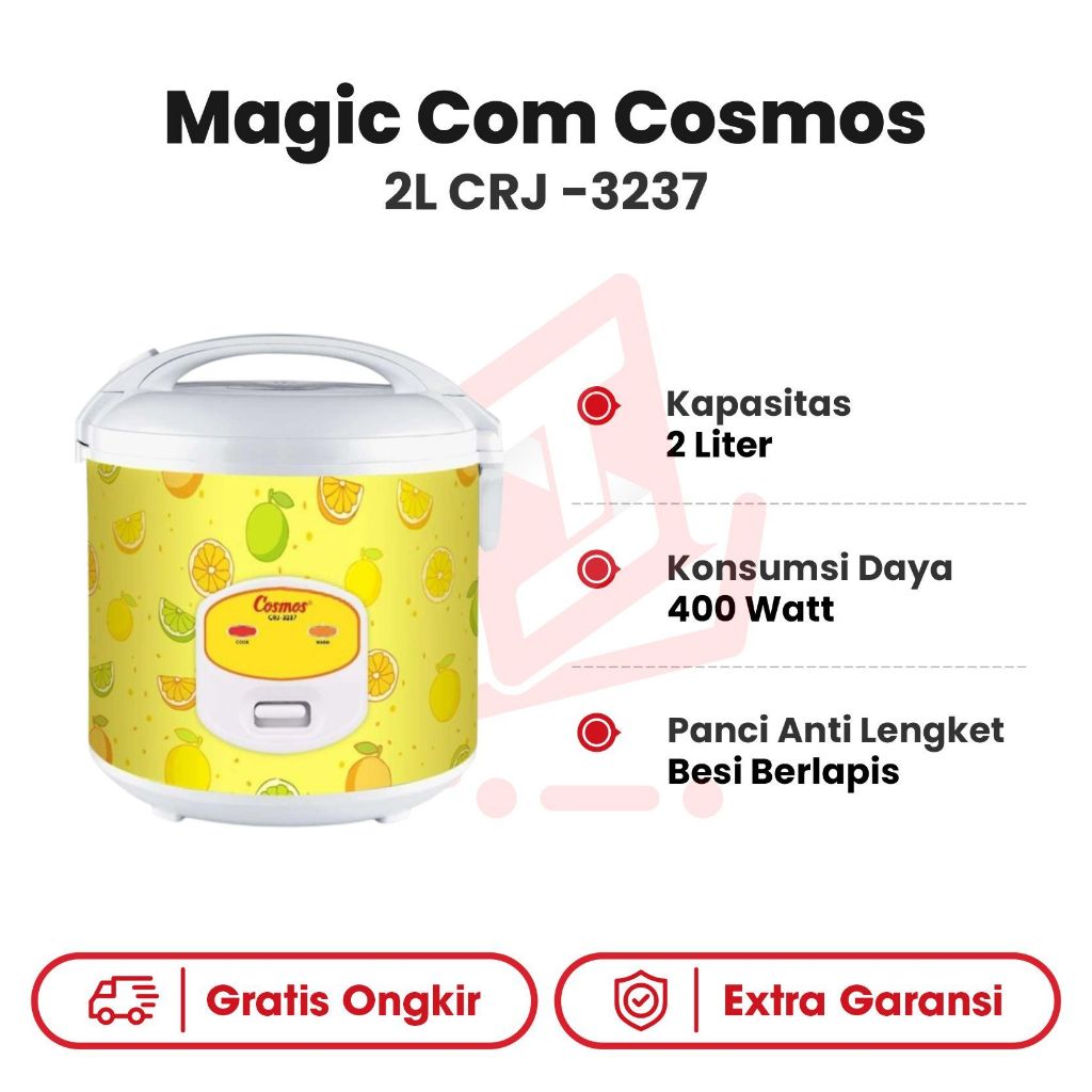 Jual Cosmos Magicom CRJ-3237 2 Liter 100% Ori | Shopee Indonesia