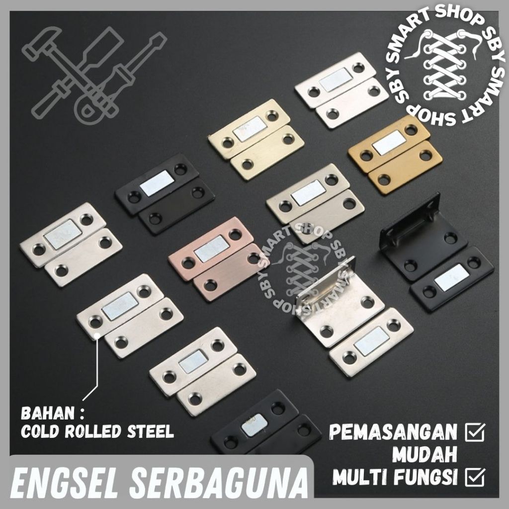 Jual (ENGSEL) Engsel Serbaguna Magnet Versatile Hinge Lemari Laci ...